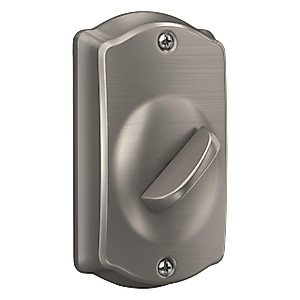 Schlage BE365 V CAM 619 Camelot Keypad Deadbolt, Electronic Keyless Entry Lock, Satin Nickel