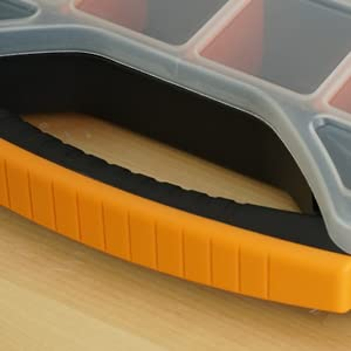 Massca Hardware Organizer box with dividers - 18 Compartments Small Parts Organizer with Accessible Hinged Lid - Durable Plastic Screw Organizer Store Nuts, Bolts, Screws, Nails, and Small Hardware