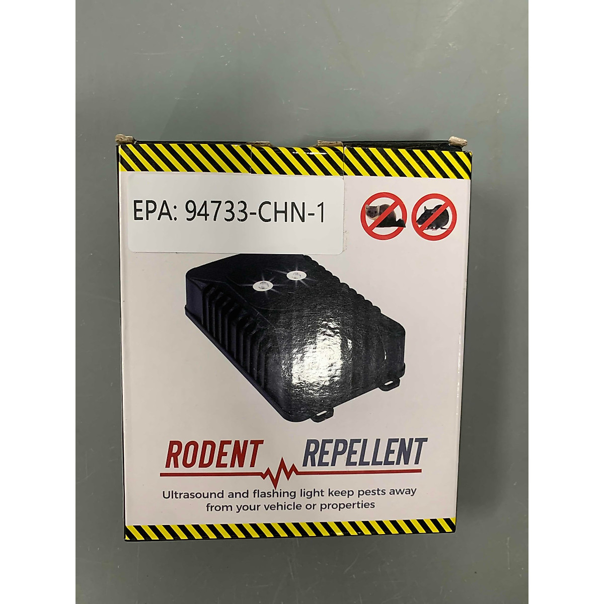 2 Pack Car Rodent Repellent Under Hood,Rodent Deterrent for Cars,Rat Repellent for Car to Keep Rodents Out of Car,Battery Operated Squirrel Repellent Rodent Repellent for Car Engines RV Garage