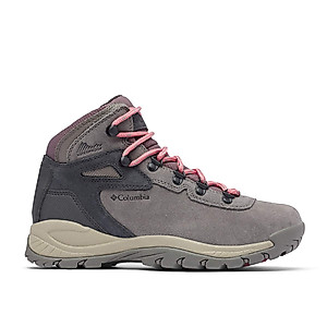 Columbia Women's Newton Ridge Plus Waterproof Amped, Stratus/Canyon Rose, 5