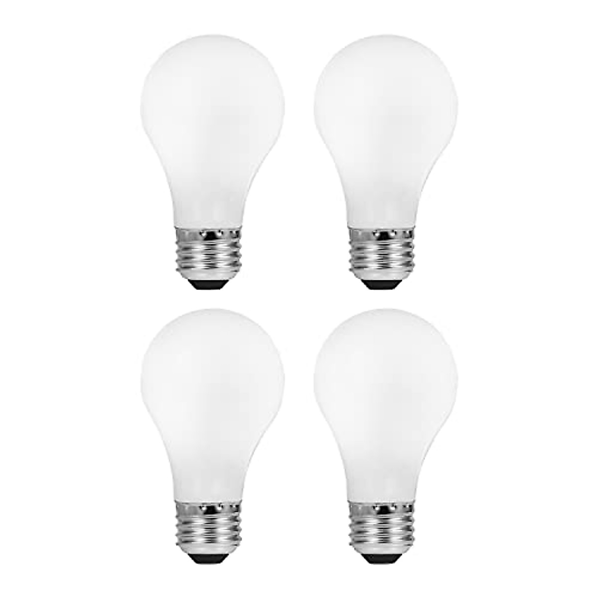 SYLVANIA Double Life Halogen Light Bulb, A19, 75W Equivalent, Efficient 53W, 800 Lumens, Soft White - 4 Pack (50045)