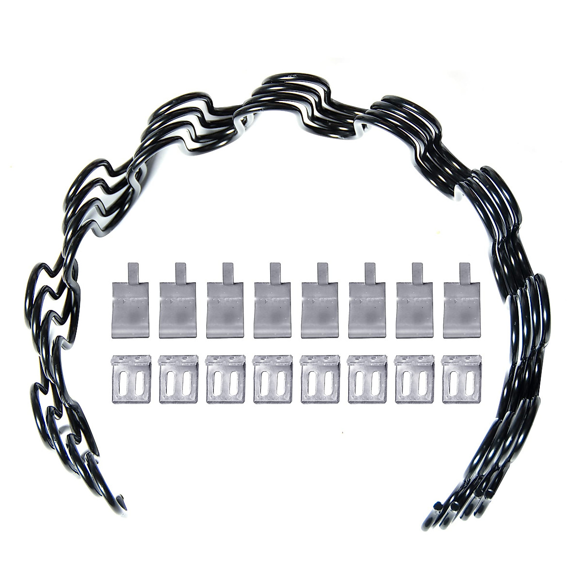 Yoogu 20inch Sofa Chair Upholstery Spring Replacement Includes Clips 4 PCS for Furniture Couch Repair or Other Applications