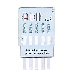 10 Panel Dip Drug Testing Kit, Test for 10 Different Drugs. (2 Pack)