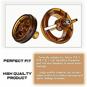 Bonnet and Poppet Repair Kit Fit for FEBCO 765-1 Inch & 1-1/4 Inch Febco Backflow Preventer and Pressure Vacuum Breaker Part #905-212