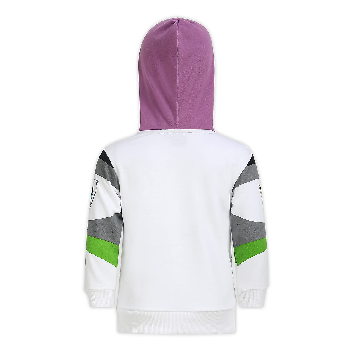 Disney Toy Story Woody or Buzz Lightyear Boys Zip Up Hoodie for Toddler and Little Kids White