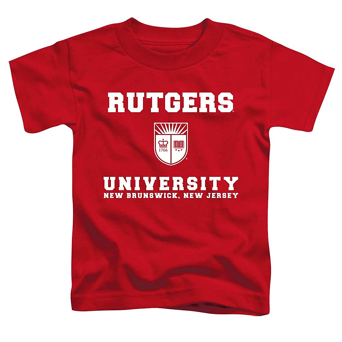 Rutgers University Official Basketball Unisex Toddler T Shirt, Red, Large (4T)