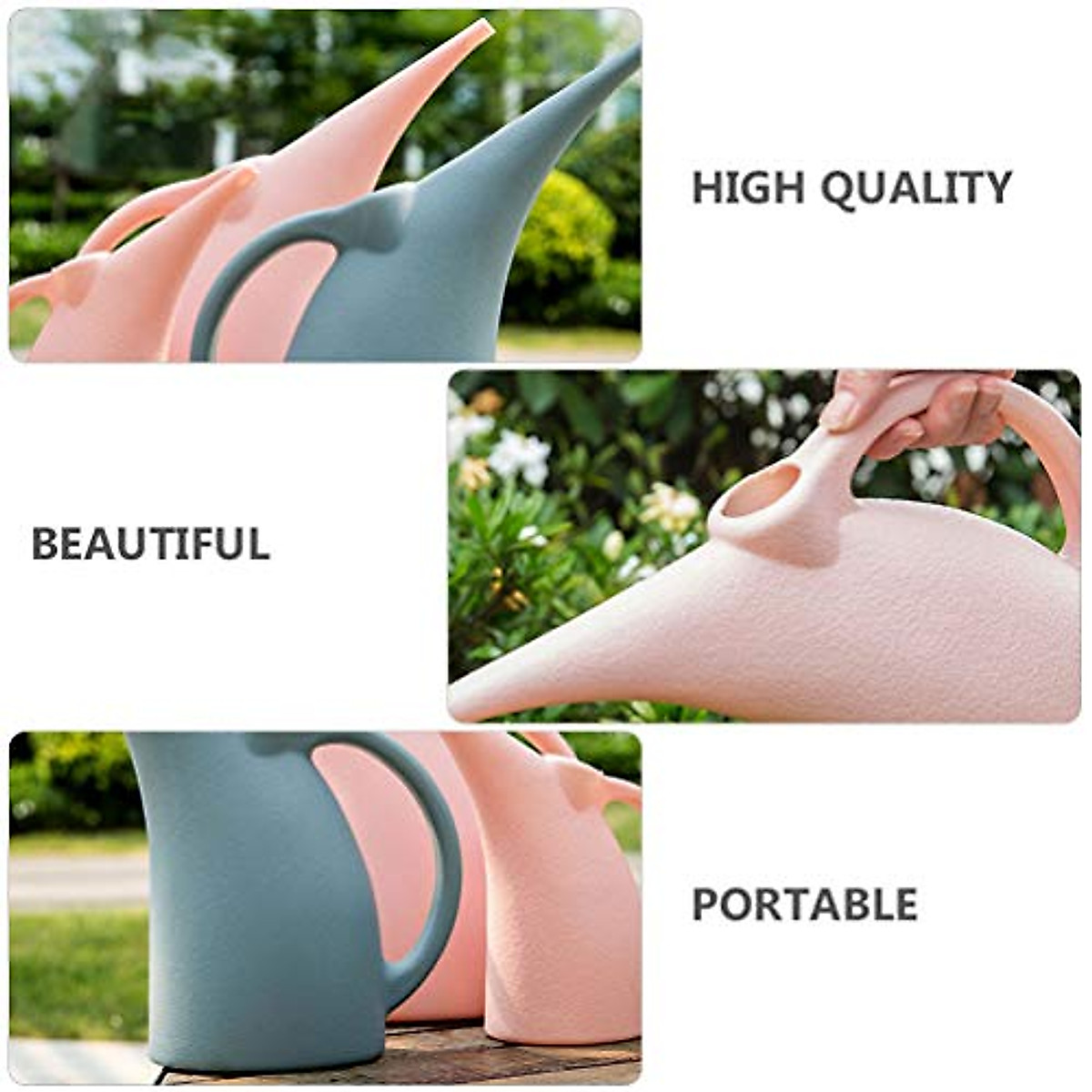 BESTOYARD Hand- held Watering Can for Succulents Bonsai Catus Plants Small Watering Pots for Garden Plants and Potted Flower Gardening Tool Pink