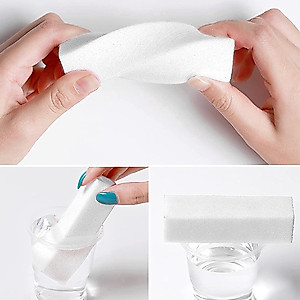 BlingKingdom 10pcs White Nail Buffer Block 4 Way Professional Nail Files and Buffer Nail Sanding Tools for Gel Natural Acrylic Nails