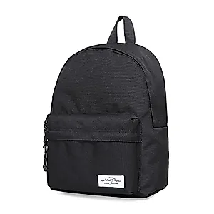 HotStyle SIMPLAY+ Classic Mini Backpack Small Travel Bag, Plain, Black