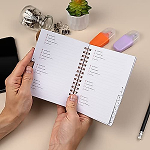 PLANBERRY Password Book – Internet Address Organizer with Alphabetical Tabs – Alphabetized Website & Computer Password Keeper – 4.4x5.5″, Softcover, Pocket Size Wild Purple)