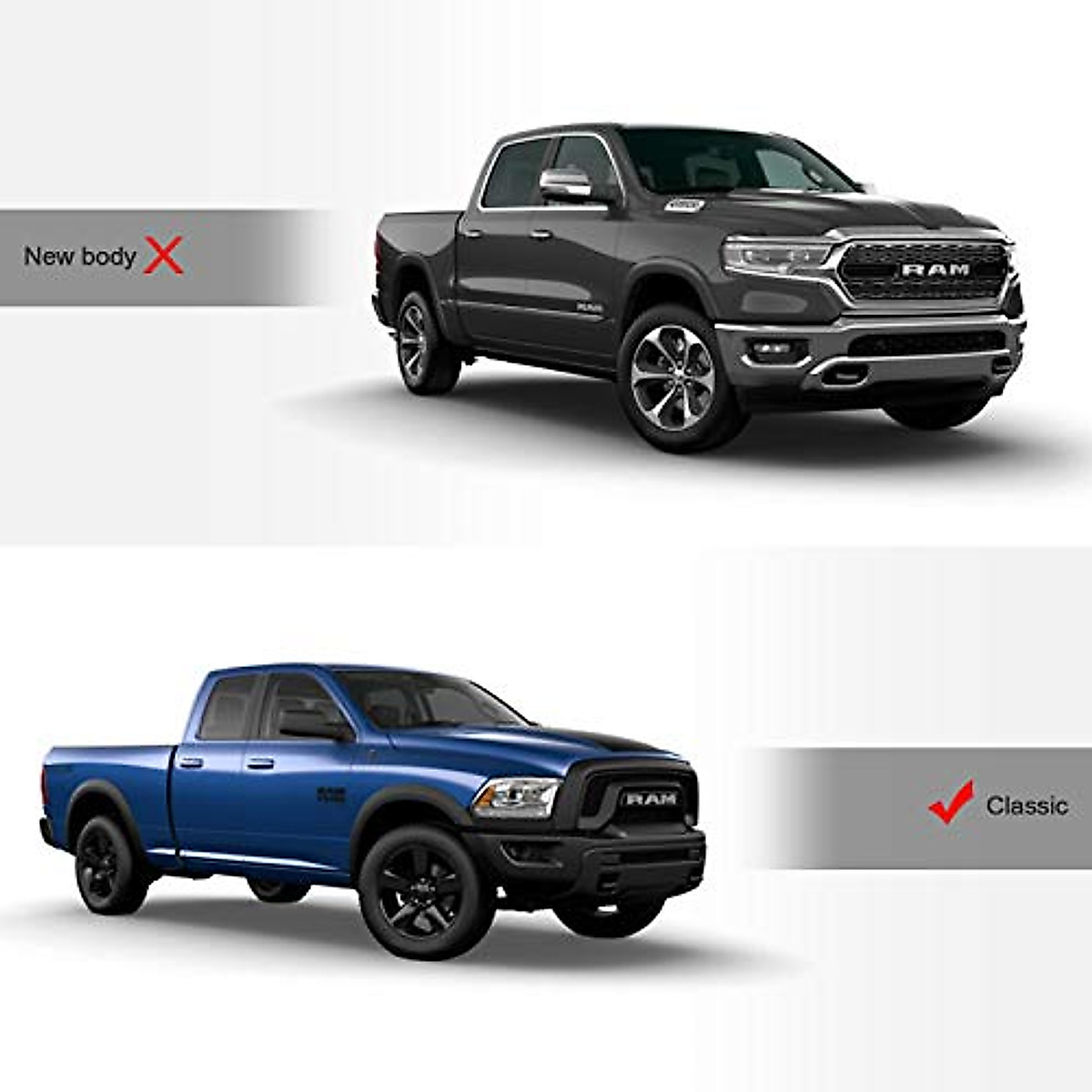 Stehlen 733469492283 Class 4 Trailer Hitch Receiver 2" with Loaded Ball Mount for Ram 1500 2009-2018 / Classic 2019-2022