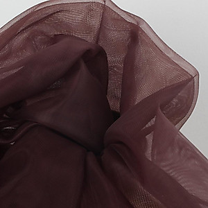 Power Corset Mesh Fabric, Non Stretch Mesh Net for Transparent Corset Base, Couture Dress, Wedding, Prom Gown,Pre-Cut 5 Yards Long 60" Wide (Dark Nude, 5 Yard pre Cut)