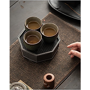 Tteacup Set,Handmade Tea Cup,6-Piece Set of Traditional Chinese Tea Cups,Tea Cup Without Handle,Porcelain Teacup,Traditional Chinese Tea Cup (????-???)