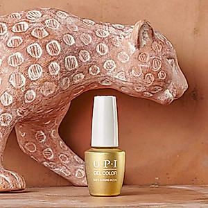 OPI GelColor, Suzi’s Slinging Mezcal, Gold Gel Nail Polish, Mexico City Collection, 0.5 fl oz