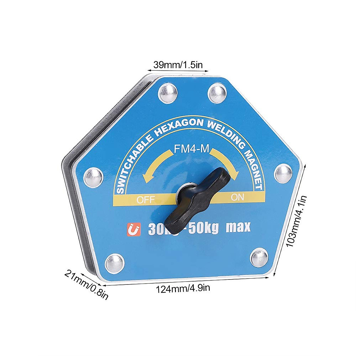 Magnetic Welding Locator 30-50kg FM4-M Switchable Hex Strong Multi Angle Suction Welding Tool Fabrication tools