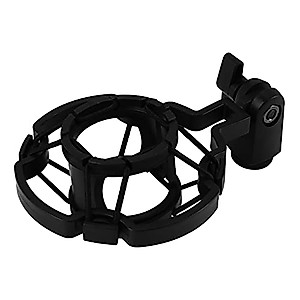 Honza Universal Professional Condenser Microphone Mic Shock Mount Holder Studio Recording Bracket for Diaphram Mic Clip