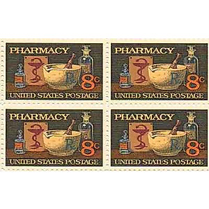 Pharmacy Set of 4 x 8 Cent US Postage Stamps NEW Scot 1473