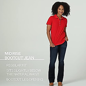 Riders by Lee Indigo Women's Midrise Bootcut Jean, Blue, 10 Reg