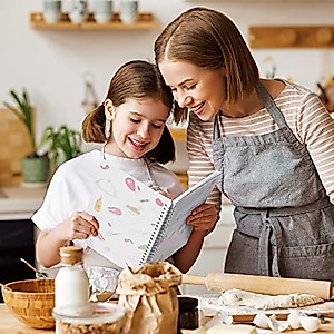 PECULA Recipe Book, 5.6"x 8.2" Recipe Book To Write In Your Own Recipes, Blank Recipe Book, Recipe Notebook, Recipe Journal Hold 170 Recipes