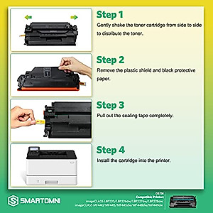 S SMARTOMNI Compatible 057H Toner Cartridge Replacement for Canon 057H 057 CRG-057 Cartridge Compatible with Canon ImageCLASS MF440 MF445dw MF448dw MF449dw LBP220 LBP226dw LBP227dw LBP228dw Printer