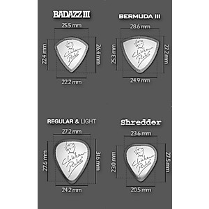 ChickenPicks guitar picks 2 x ChickenPicks Bermuda III 2.1 mm