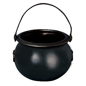 Rubie's unisex adult Plastic Witch Kettle Costume Accessory, Black, One Size US