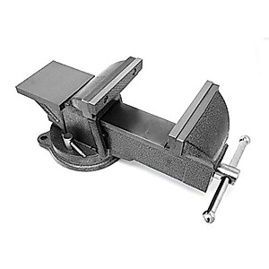 WEN Bench Vise, 6-Inch, Cast Iron with Swivel Base