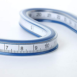 Mr. Pen- Ruler, Flexible Curve Ruler, 24 Inch Ruler, Rulers for Drawing and Sewing, Curve Ruler, Curved Ruler, Bendable Ruler, Flexible Curve Template, Flexi Curve, Flexible Ruler for Engineering