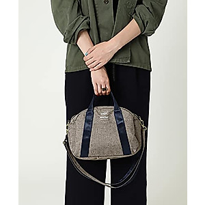 anello(アネロ) Mini Boston Shoulder Bag, Biege