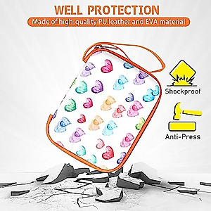 MGZNMTY Travel Storage Case and Multicolor Silicone Cover for Yoto Mini Player - Kids Audio & Music Player, Yoto Player Cards and Charging Cables