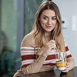 Krosno Water Juice Drinking Glasses | Set of 6 Pieces | 17.2 oz | Blended Collection | Ideal for Home, Restaurant, Events & Parties | Dishwasher Safe