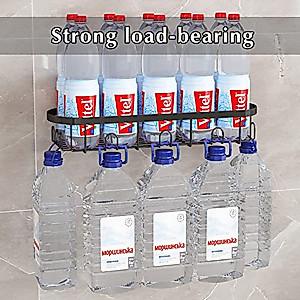 4 Pack Shower Caddy, Shower Organizer with Soap Holder, Bathroom Organizer with Hooks, Shower Shelf Stainless Steel, Shower Rack Adhesive for Bathtub, Kitchen, Rose Gold