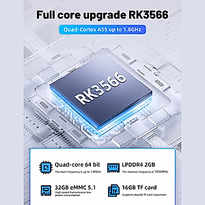 JoySeed RG353V Handheld Game Console Dual System with 35000 Games, 256G 3.5 Inch Arcade Retro Game Console - Grey