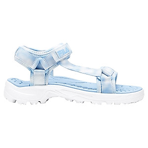 Fila Women's Andros River Adjustable Strap Sandal (Blue Tie Dye, numeric_11)