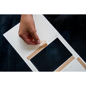 Photographer's Edge, Photo Insert Card, 10 Blank Cards and Envelopes, Birthday Cards For All Ages, for 4x6 Photos - Natural with Happy Birthday Border