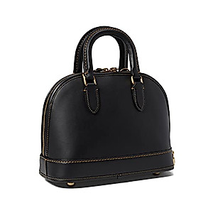COACH Color-Block Leather Revel Bag Black One Size