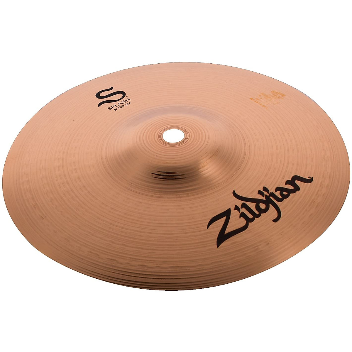 Avedis Zildjian Company ZILDJIAN S8S 8-INCH S FAMILY SPLASH CYMBAL W/ BRIGHT SOUND - BRILLIANT FINISH With ZKEY