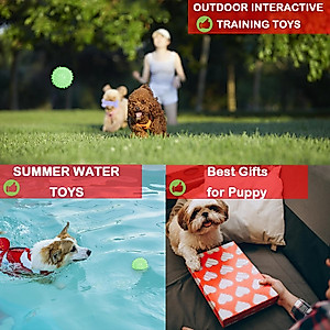 CGBD Puppy Toys, 6 Pack Dog Chew Toys for Puppy, Cute Green Small Dog Toys Teething Toys for Puppies, Soft Durable Interactive Chew Toy for Small Dogs