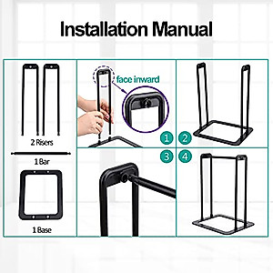 Hanger Organizer, Portable Hanger Stacker, Plastic Hanger Holder, Clothes Hanger Storage Rack Stand for Closet Laundry Room, White