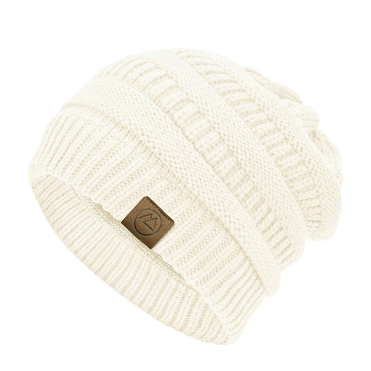 Durio Beanies Warm Beanies Women Winter Beanies for Women Super Soft Womens Beanies for Winter Hats for Women Cozy Winter Hat E Black&Grey&White&Beige One Size