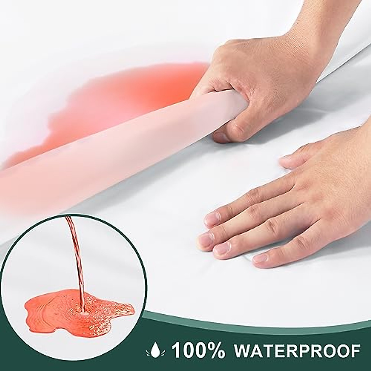 Waterproof Mattress Protector Cal King Size - Breathable Fitted Water Proof Washable California King Bed Mattress Cover Deep Pocket 6-16in