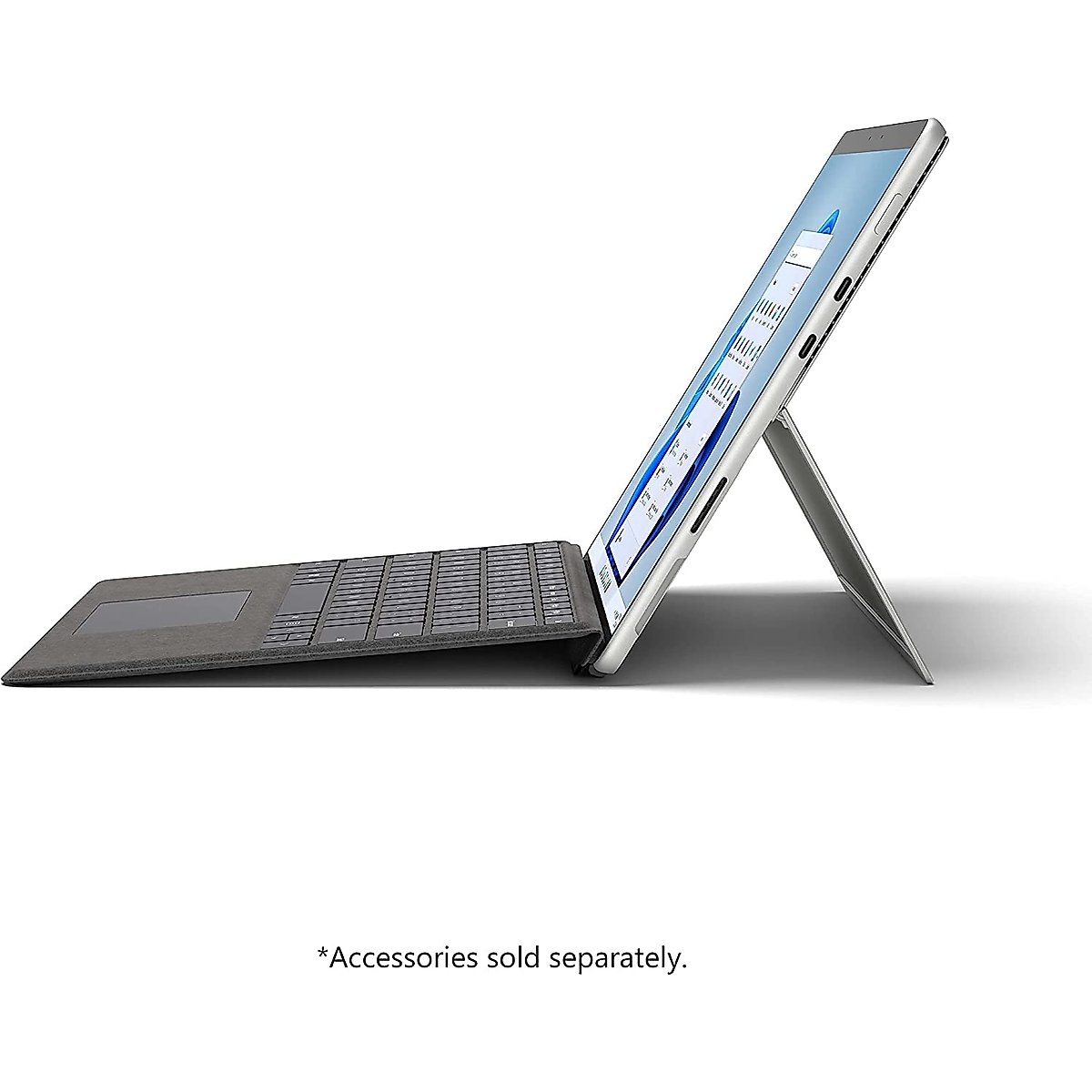 Microsoft Surface Pro 8 Tablet, LTE, Intel i5-1145G7, 16GB RAM, 256GB SSD, Intel UHD Graphics, 13" Touchscreen Display, Windows 11 Pro Laptop Computer, Platinum, EIP-00001 (Renewed)