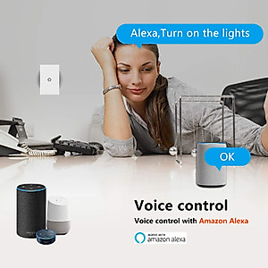 Smart Power Strip, WiFi Surge Protector, Voice Control Compatible with Alexa & Google Assistant, 4 AC Outlets 4 USB Port, APP Individual Control, Timer Schedule