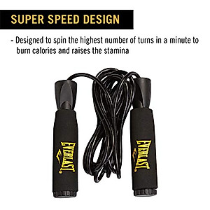 Everlast 9Ft Pvc Jump Rope, 9 feet (Black)