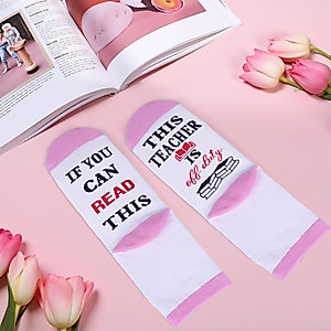 Teacher Appreciation Gifts for Women, Best Teacher Birthday Thank You Retirement Gifts Basket, Funny Personalized End of Year Gift Set Ideas for Daycare Preschool Dance Music Science English Teachers