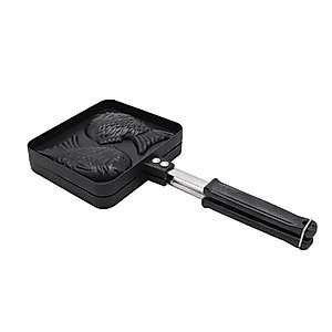 Taiyaki Japanese Fish-shaped Pancake Double Pan, Taiyaki Maker Iron Fish-shaped Pancake Double Pan for Home DIY Cooking Party Dessert