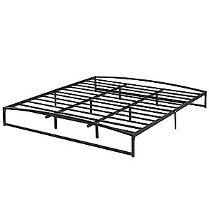 GAOMON 10 Inch Metal Platform King Size Bed Frame with Sturdy Steel Slats Support, Mattress Foundation, No Box Spring Needed, Easy Assembly, Black