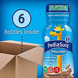 PediaSure Nutrition Shake, Chocolate, 8 Fl Oz (pack of 6)