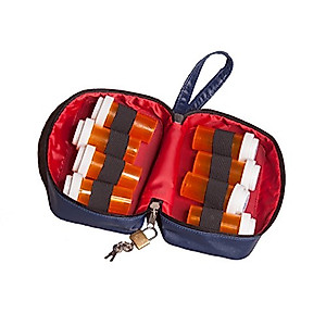 SafeTote Rx Portable Medication Lock Bag Prescription Will securely fit. Ideal for Daily Storage and Travel. Includes TSA #7 Lock.