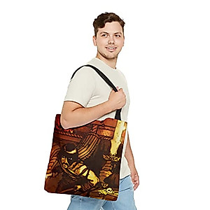 C0nan the barbarian Aesthetic Tote Bag for Women and Men Beach Bag Shopping Bags School Shoulder Bag Reusable Grocery Bags